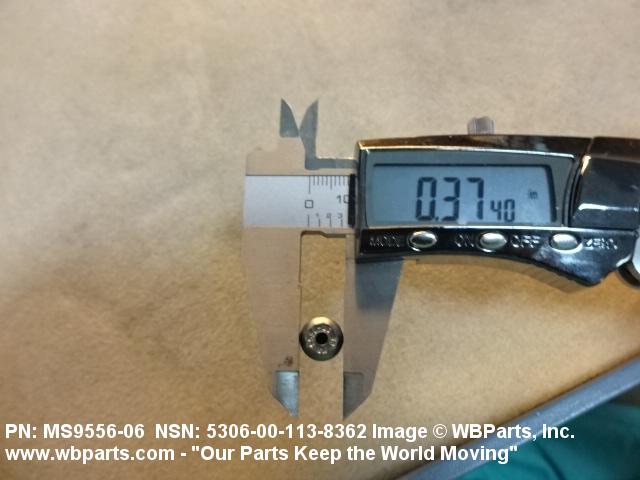 5306-00-113-8362 - MACHINE BOLT, MS955606, MS9556-06, R1453P006 | WBParts