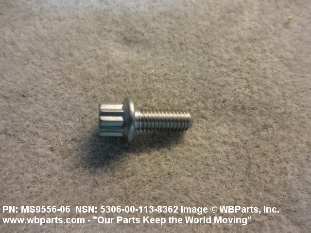 5306-00-113-8362 - MACHINE BOLT, MS955606, MS9556-06, R1453P006 | WBParts