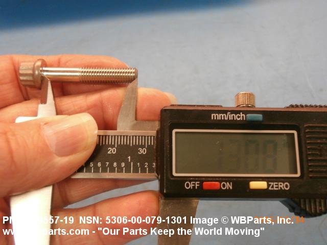 5306-00-079-1301 - MACHINE BOLT | WBParts