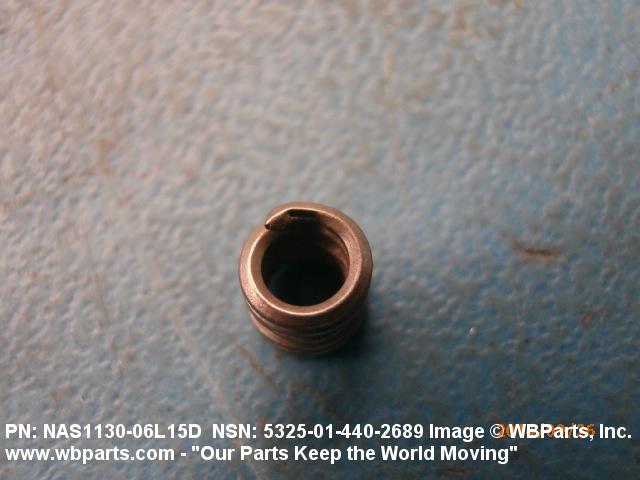 5325-01-440-2689 - SCREW THREAD INSERT, NAS113006L15D, NAS1130-06L15D ...