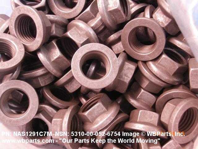 5310-00-052-6754 - HEXAGON EXTENDED WASHER SELF-LOCKING NUT | WBParts