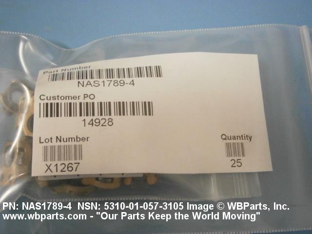 5310-01-057-3105 - PLATE SELF-LOCKING NUT | WBParts