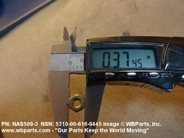 5310-00-616-6445 - HEXAGON PLAIN NUT | WBParts