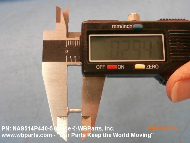 5305-00-551-0002 - MACHINE SCREW, NAS514P4405, NAS514P440-5, 10125379 ...