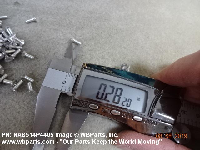 5305-00-551-0002 - MACHINE SCREW, NAS514P4405, NAS514P440-5, 10125379 ...