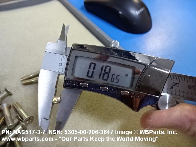 5305-00-206-3647 - MACHINE SCREW | WBParts