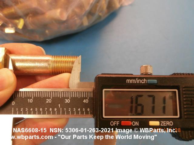 5306-01-263-2021 - SHEAR BOLT | WBParts