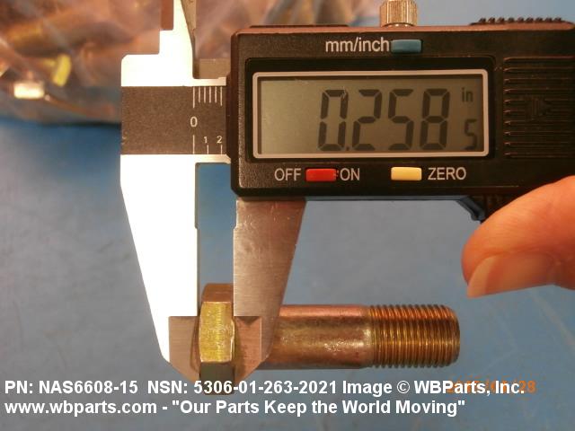 5306-01-263-2021 - SHEAR BOLT | WBParts