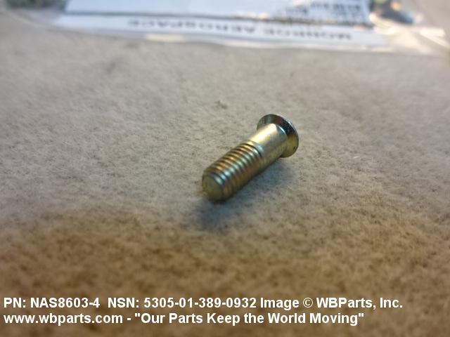 5305-01-389-0932 - CLOSE TOLERANCE SCREW | WBParts