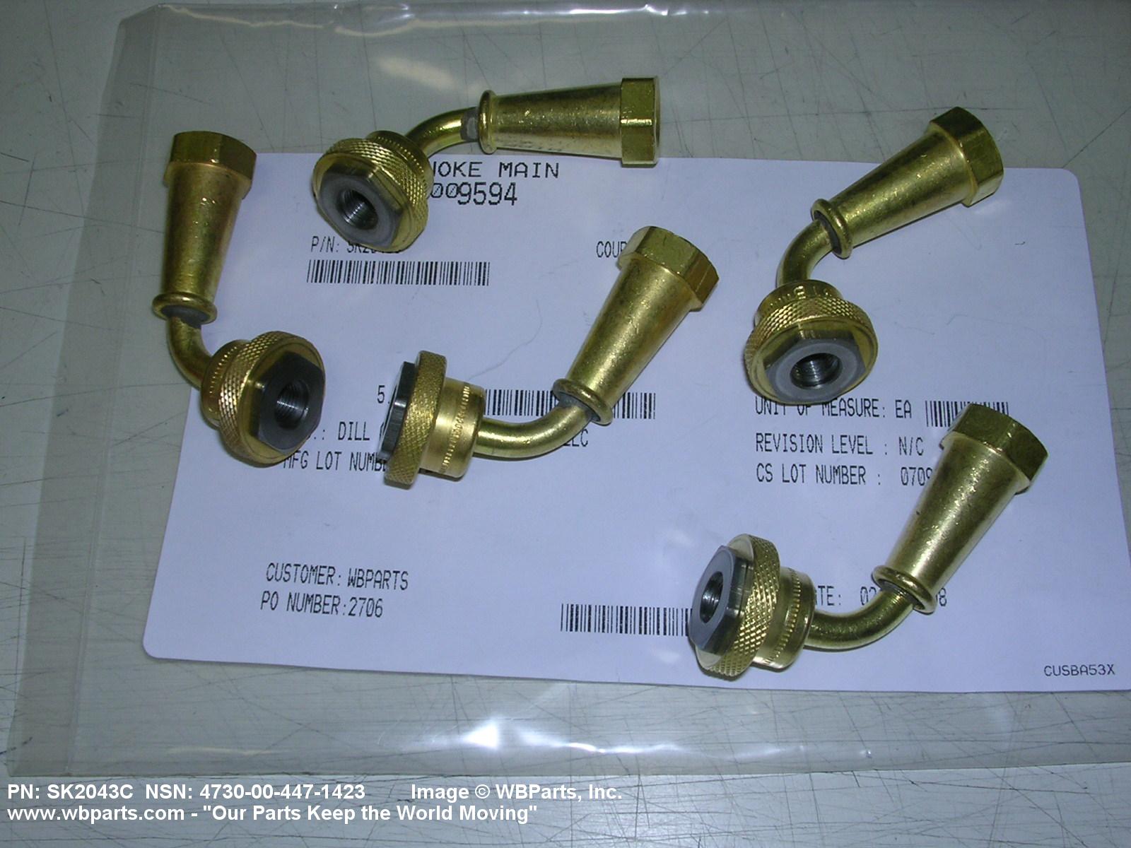 4730-00-447-1423 - PIPE TO HOSE ELBOW | WBParts