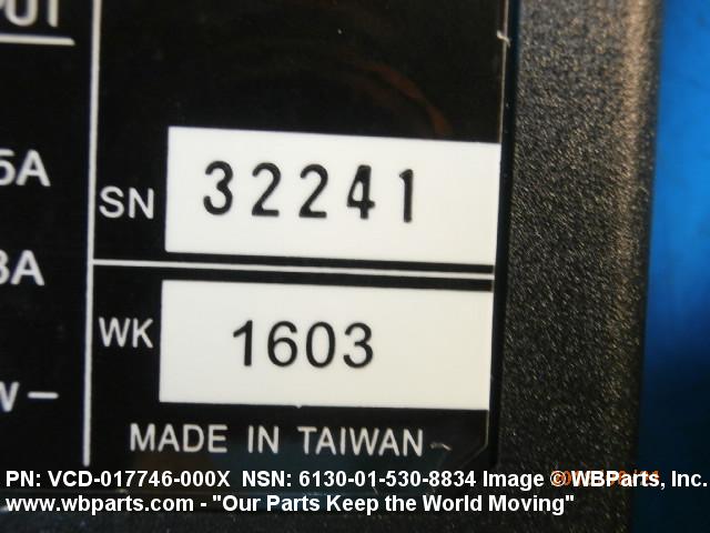 6130-01-530-8834 - POWER SUPPLY, VCD017746000X, VCD-017746-000X, 01-530 ...