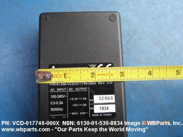 6130-01-530-8834 - POWER SUPPLY, VCD017746000X, VCD-017746-000X, 01-530 ...