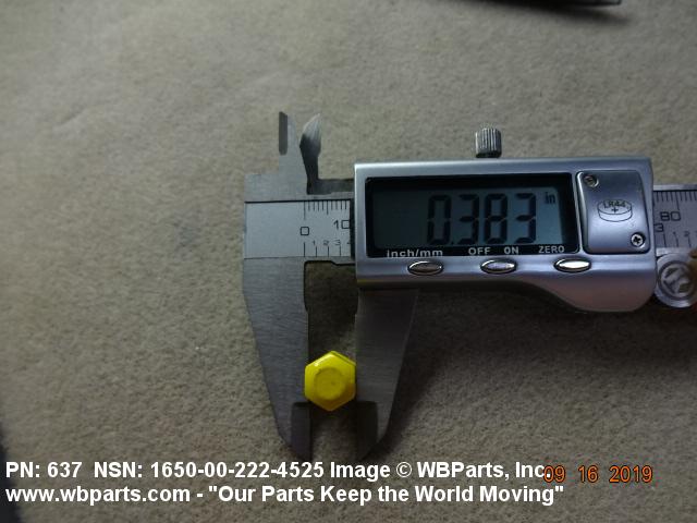 1650-00-222-4525 - VALVE CAP, MS208131, MS20813-1, AN8131 | WBParts