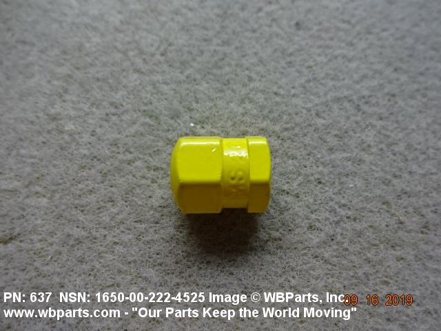 1650-00-222-4525 - VALVE CAP, MS208131, MS20813-1, AN8131 | WBParts