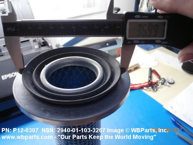 2940-01-103-3267 - INTAKE AIR CLEANER FILTER ELEMENT, AF1824, CA1531SY ...