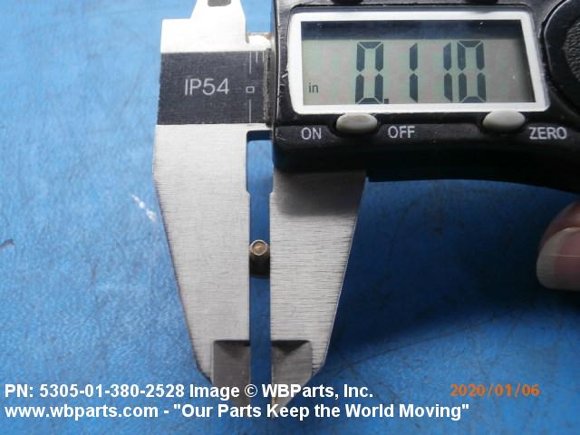 5305-01-380-2528 - MACHINE SCREW, 1238727111, 12387271-11, 01-380-2528 ...