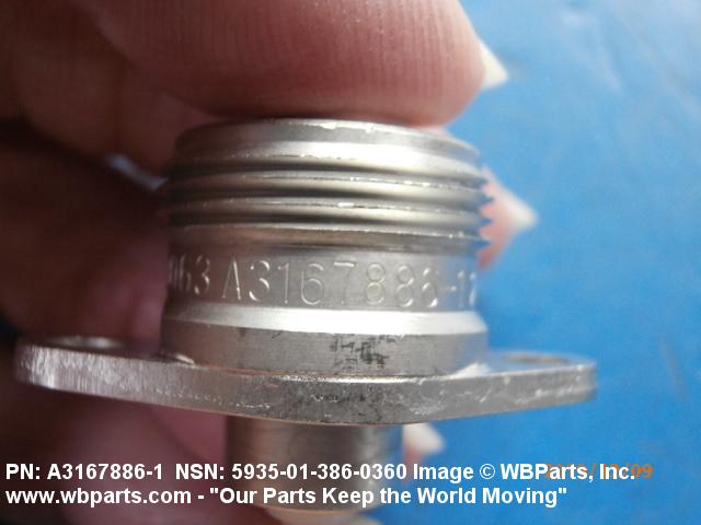 5935-01-386-0360 - ELECTRICAL RECEPTACLE CONNECTOR, A31678861, A3167886 ...
