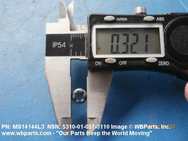 5310-01-057-3110 - HEXAGON EXTENDED WASHER SELF-LOCKING NUT | WBParts