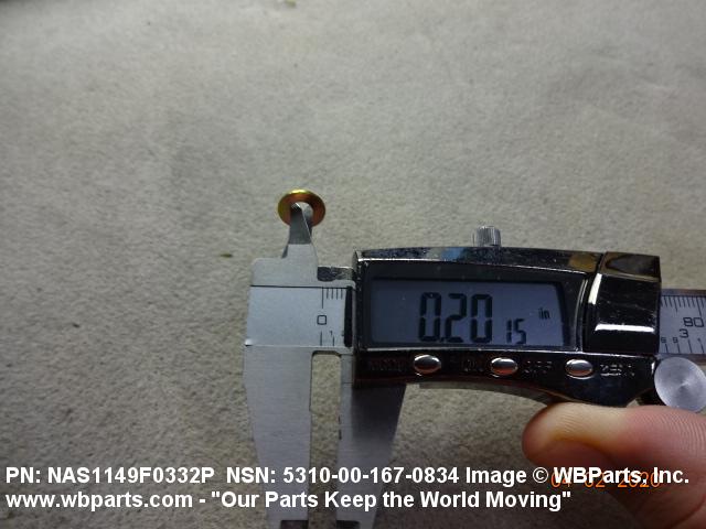 5310-00-167-0834 - FLAT WASHER, AN96010L, AN960-10L, AN960C716 | WBParts