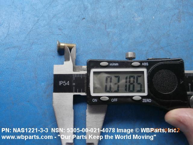 5305-00-021-4078 - MACHINE SCREW | WBParts