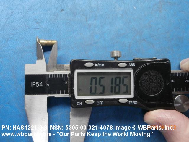 5305-00-021-4078 - MACHINE SCREW | WBParts