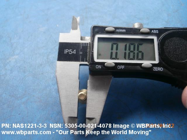 5305-00-021-4078 - MACHINE SCREW | WBParts