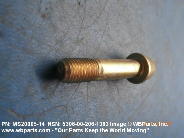 5306-00-206-1363 - INTERNAL WRENCHING BOLT | WBParts