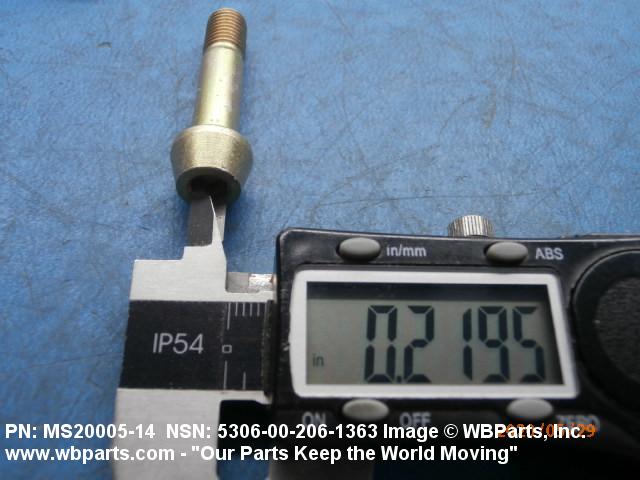 5306-00-206-1363 - INTERNAL WRENCHING BOLT | WBParts