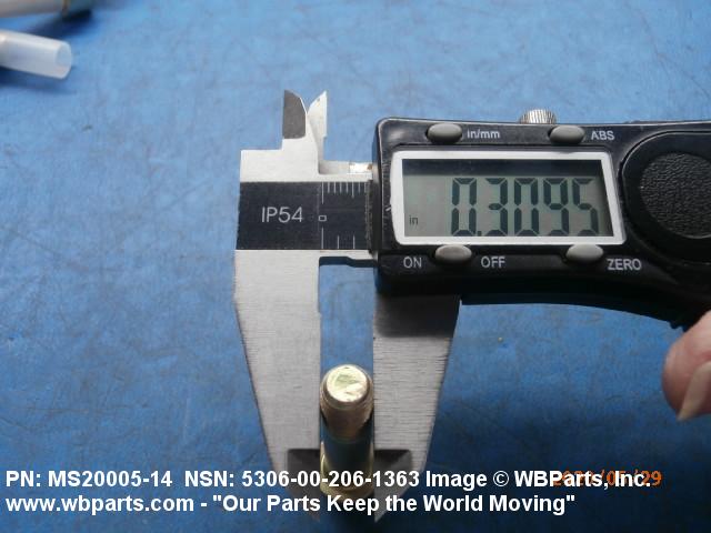 5306-00-206-1363 - INTERNAL WRENCHING BOLT | WBParts