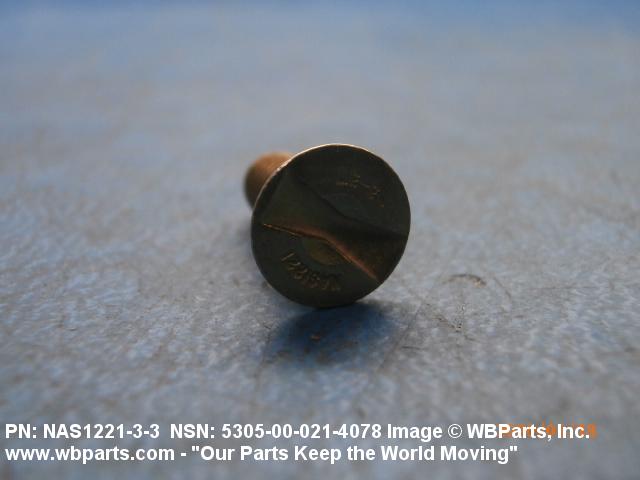 5305-00-021-4078 - MACHINE SCREW | WBParts