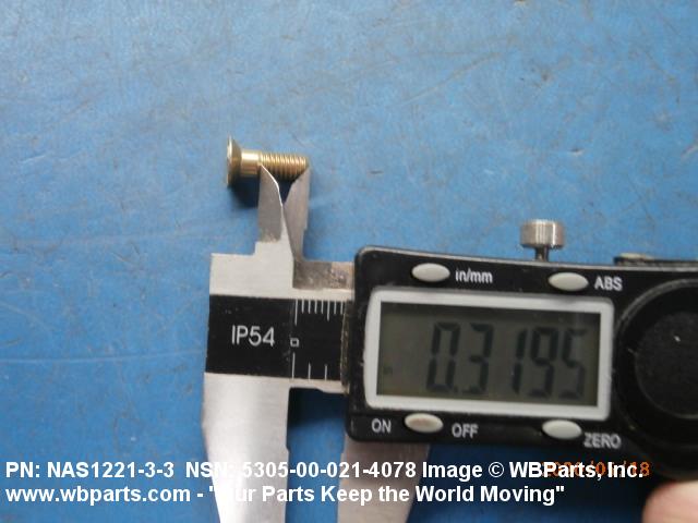 5305-00-021-4078 - MACHINE SCREW | WBParts