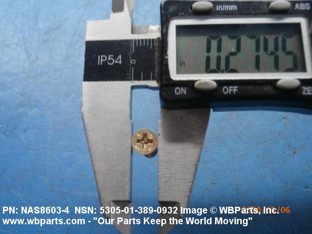 5305-01-389-0932 - CLOSE TOLERANCE SCREW | WBParts