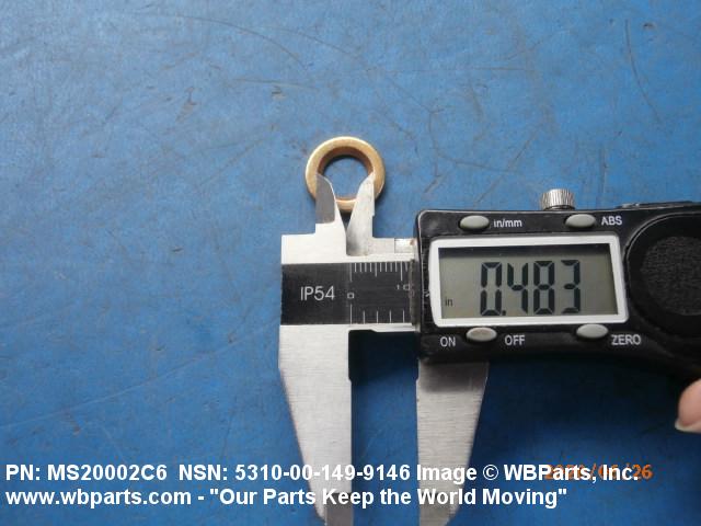 5310-00-149-9146 - RECESSED WASHER | WBParts