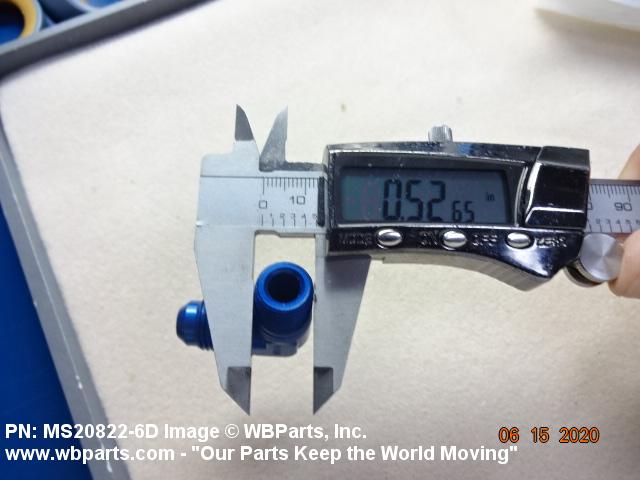 4730-00-186-9968 - PIPE TO TUBE ELBOW, MS208226D, MS20822-6D, A42A01 ...