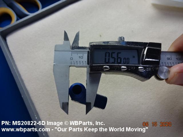 4730-00-186-9968 - PIPE TO TUBE ELBOW, MS208226D, MS20822-6D, A42A01 ...