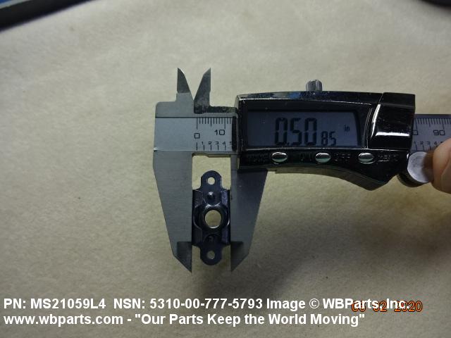 5310-00-777-5793 - PLATE SELF-LOCKING NUT, MS21059L4, MS21059L4K ...