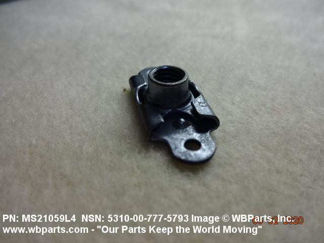 5310-00-777-5793 - PLATE SELF-LOCKING NUT, MS21059L4, MS21059L4K ...