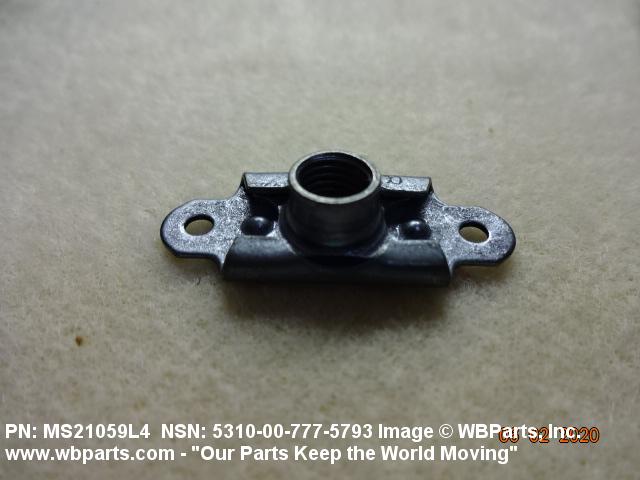 5310-00-777-5793 - PLATE SELF-LOCKING NUT, MS21059L4, MS21059L4K ...