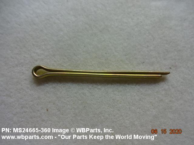 5315-00-298-1499 - COTTER PIN, MS24665360, MS24665-360, AN38048 | WBParts