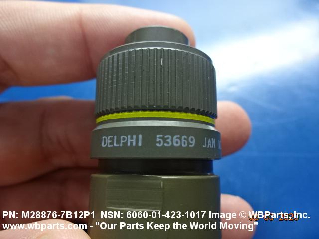 6060-01-423-1017 - FIBER OPTIC PLUG CONNECTOR, M28876/7-B12P1 ...