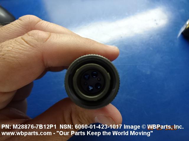 6060-01-423-1017 - FIBER OPTIC PLUG CONNECTOR, M28876/7-B12P1 ...
