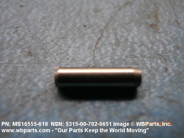 5315-00-702-9651 - HEADLESS STRAIGHT PIN, MS16555618, MS16555-618 ...