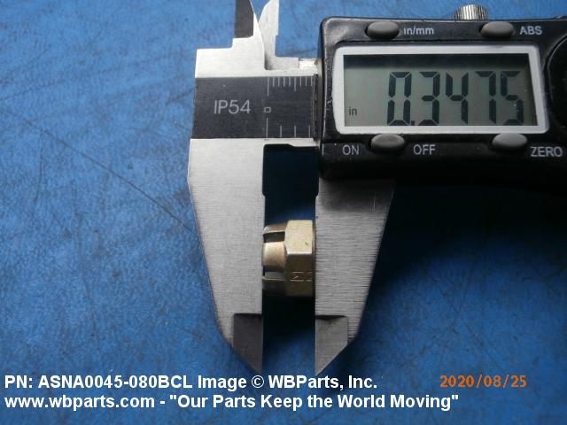 ASNA0045-080BCL - NUT | WBParts