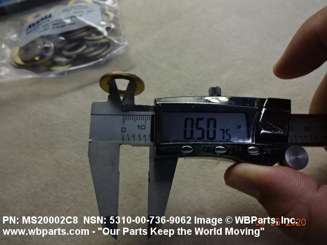 5310-00-149-9116 - RECESSED WASHER | WBParts