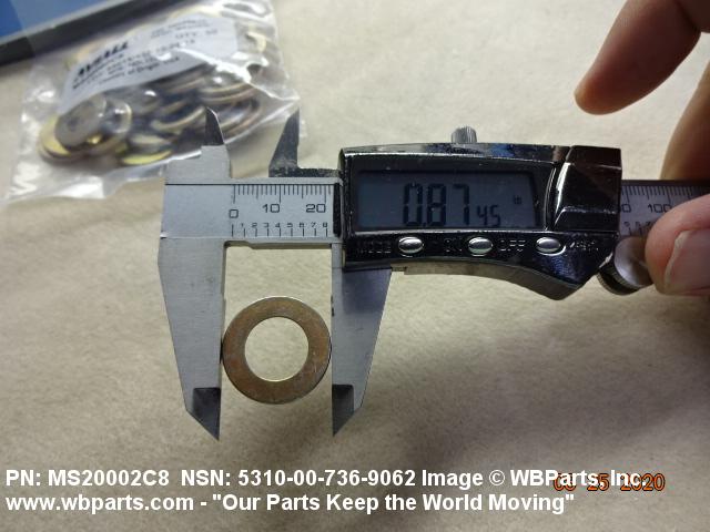 5310-00-149-9116 - RECESSED WASHER | WBParts