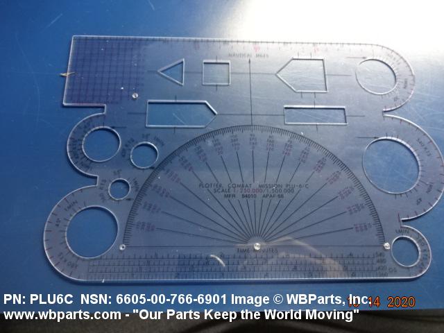 6605-00-766-6901 - AIR NAVIGATION PLOTTER-PROTRACTOR | WBParts
