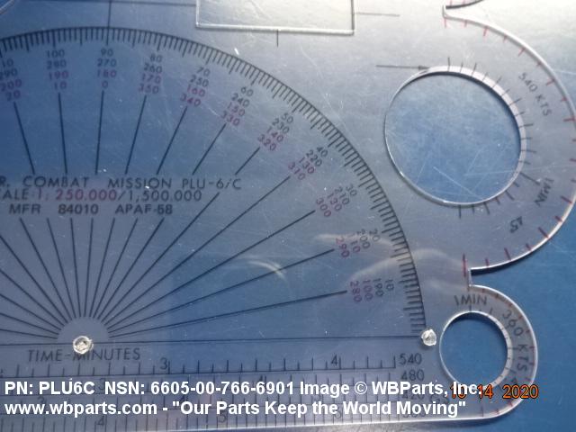 6605-00-766-6901 - AIR NAVIGATION PLOTTER-PROTRACTOR | WBParts