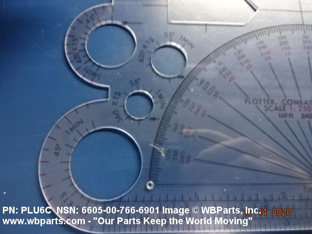 6605-00-766-6901 - AIR NAVIGATION PLOTTER-PROTRACTOR | WBParts