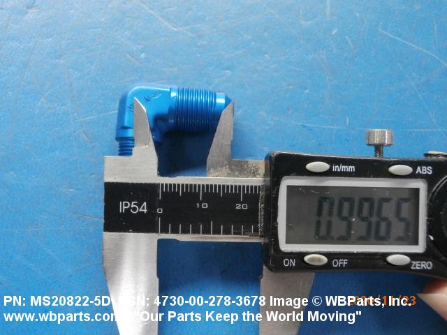 4730-00-278-3678 - PIPE TO TUBE ELBOW | WBParts