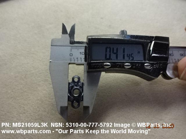 NAS686-A3 - NUTPLATE | WBParts